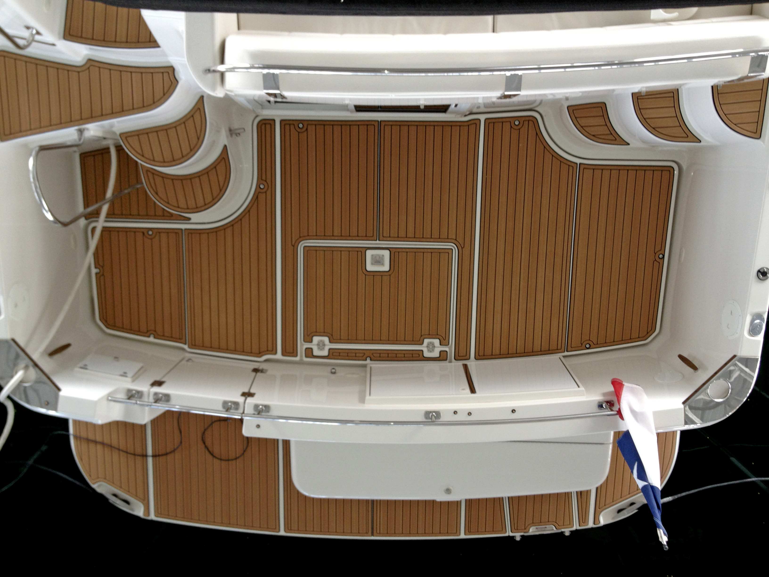 Carver 44 With Faux Teak SeaDek - SeaDek