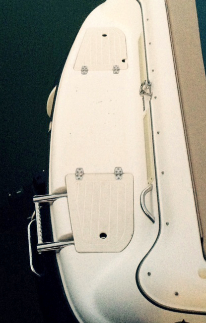 Swim Platform Pad on a Bryant 196 - SeaDek