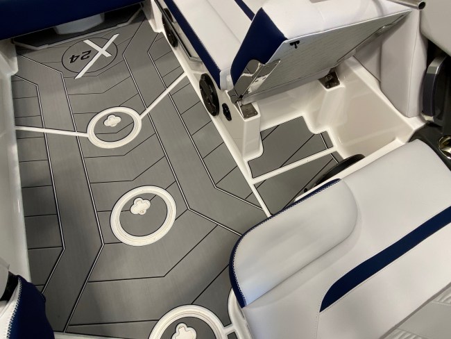 Custom SeaDek on Carey Hart & PINK's MasterCraft X-24 - SeaDek