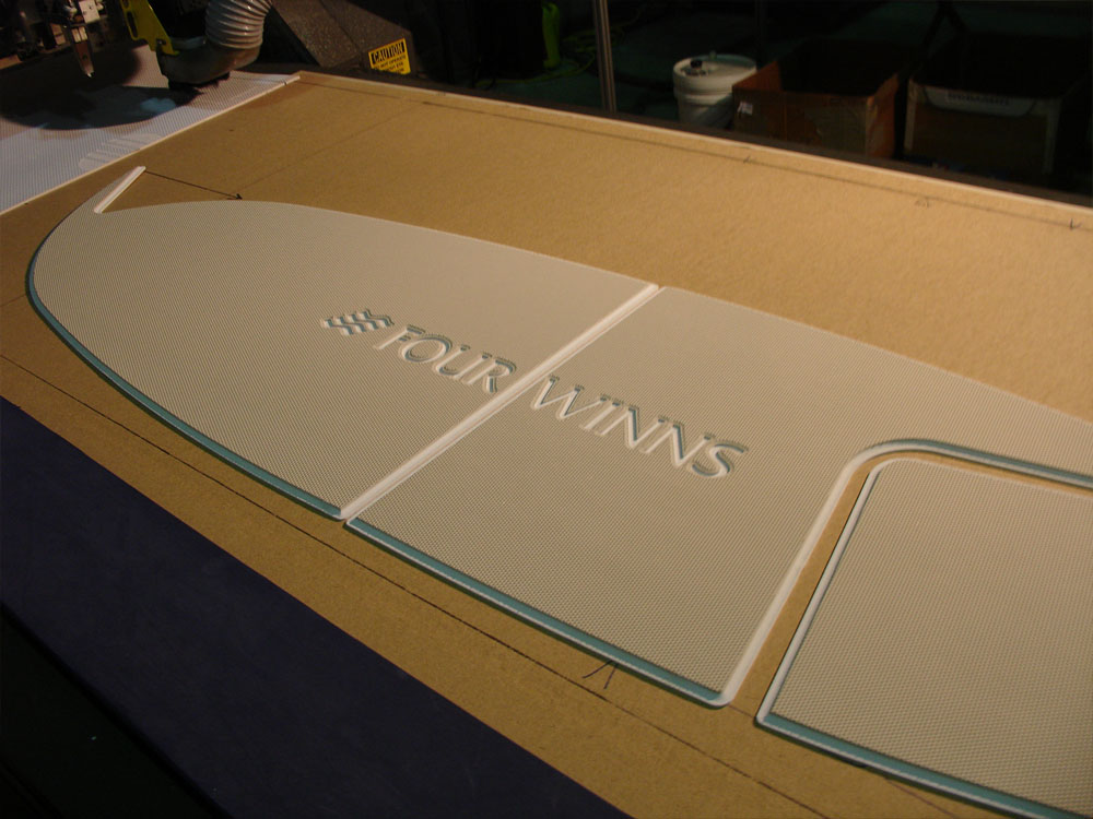 Custom Four Winns Swim Platform Pad - SeaDek