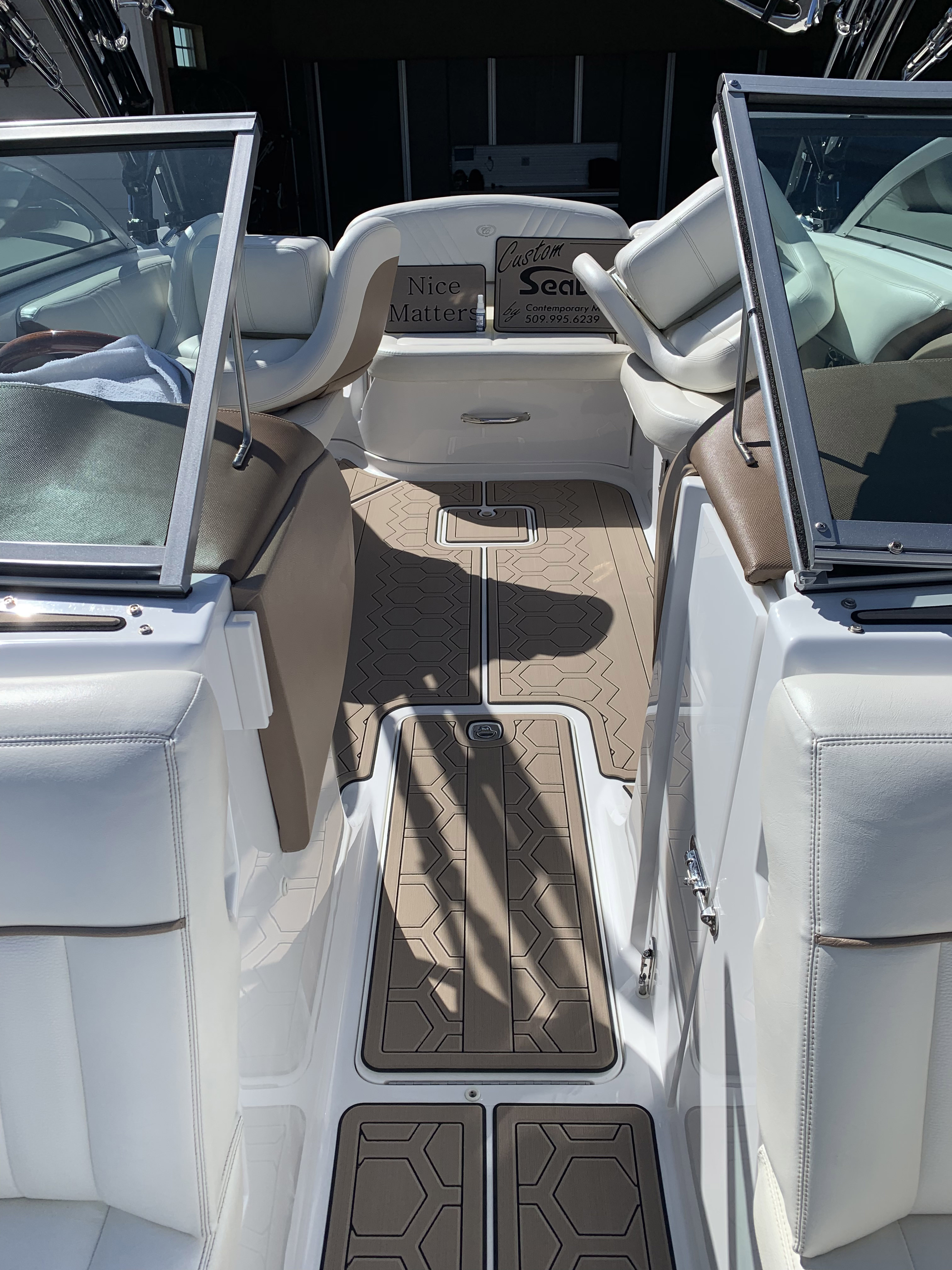 Custom SeaDek on a Cobalt 232 - SeaDek